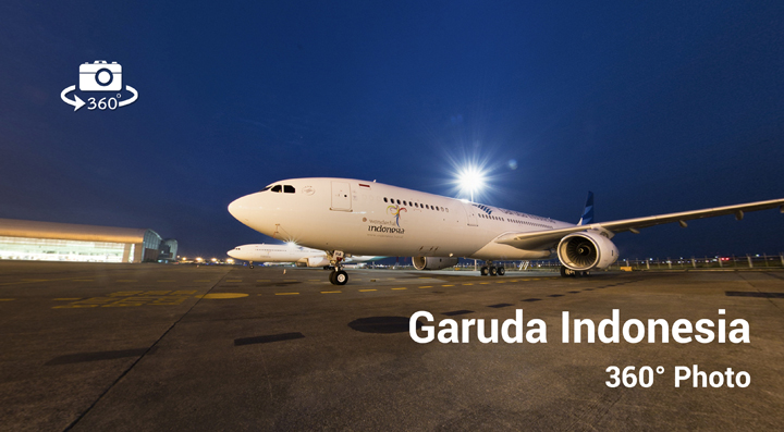 Garuda Indonesia Virtual tour - 360 Photo, 360 Video and Virtual Tour